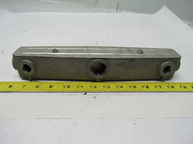 Stonco 16 13" Rectangular Electrical Trough 8 Holes 4 plugs | Bullseye ...