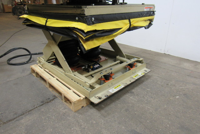 AIRFLOAT LR45050ONHB 4000Lb.Cap.Pneumatic Lift Table W/50"Sq.Turntable ...
