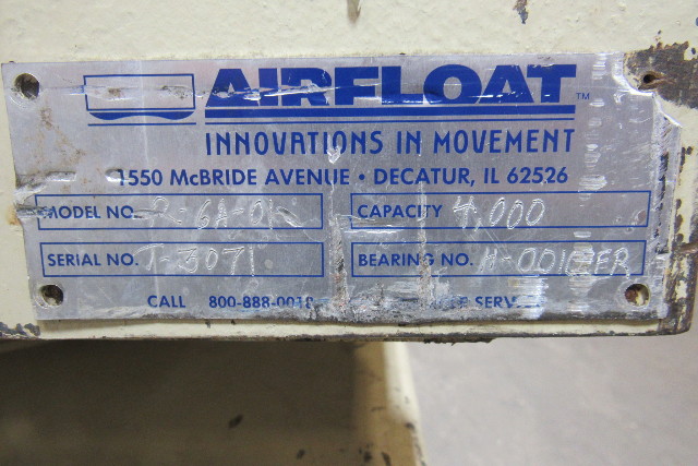 AIRFLOAT R6A-01 4000Lb. Cap. Pneumatic Lift & Rotate Table 15-36" Ht ...