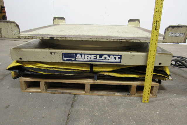 AIRFLOAT R6A-01 4000Lb. Cap. Pneumatic Lift & Rotate Table 15-36" Ht ...