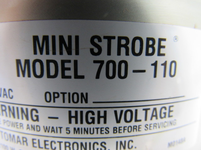 Tomar Model 700-110 Mini Strobe Red Light 120 vac | Bullseye Industrial ...