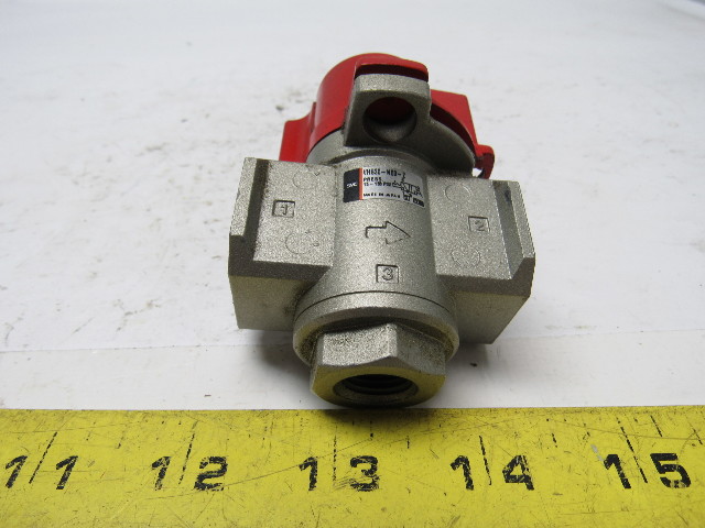 SMC VH830-N03 Pneumatic Cut Off Valve Bleed off Safety Lockout 3/8" npt ...