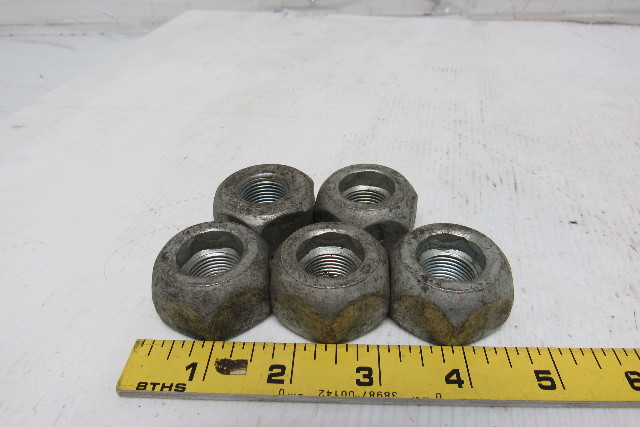 LSC Wheel Lug Nut Right Hand 1-1/2" OD 1/2"-16 Thread Lot of 5 ...