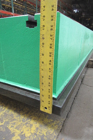 13' 9" x 36" x 10" T- Slotted Floor Plate Milling Sub Plate | Bullseye ...