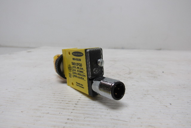 Banner 26836 SM312FQD Mini-Beam Infrared 880 nm Glass Fiber Optic ...