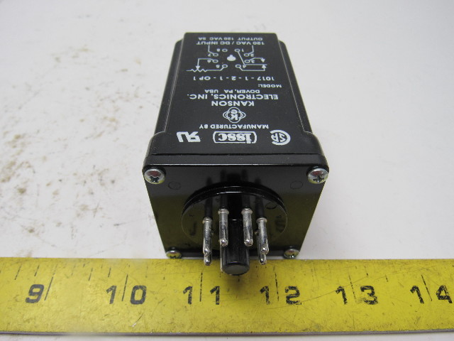 ISSC 1017-1-2-1-op1 Plug In Industrial Solid State Timer 0.025-1.0 Sec ...