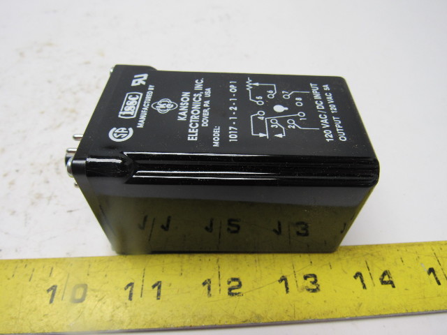 ISSC 1017-1-2-1-op1 Plug In Industrial Solid State Timer 0.025-1.0 Sec ...