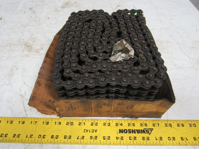 Diamond 60-4 Quad Strand Cotter Pin Roller Chain 3/4" Pitch 9' Length ...