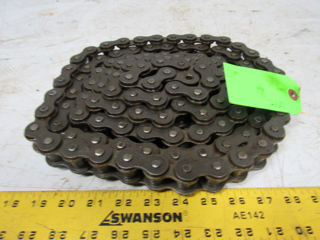 Morse 80 Single Strand Riveted Roller Chain 1" Pitch 10' Length ...