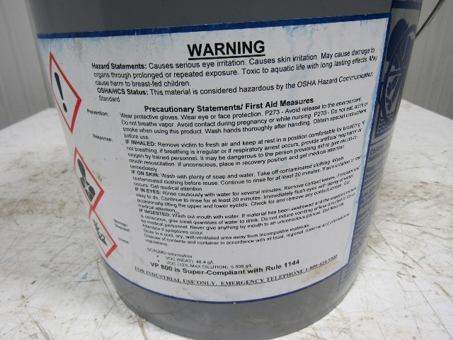 VAL COOL VP800 Metalworking Cutting Fluid Concentrate 5 Gal. Pail ...