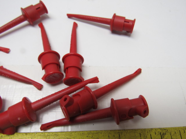 Pomona Electronics 3925-2 Minigrabber Test Clip Red Lot of 12 ...