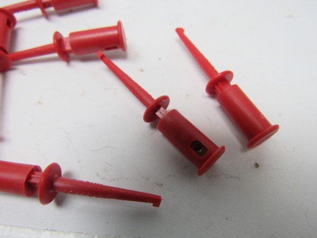 Pomona Electronics 4233-2 Micrograbber Test Clip Red Lot of 9 ...