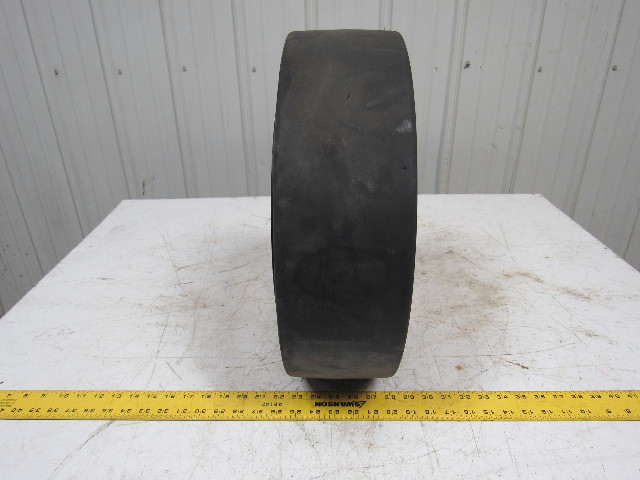 SUPERIOR 18x6x12-1/8 SF Press On Smooth Solid Forklift Tug Tire Lot/1 ...