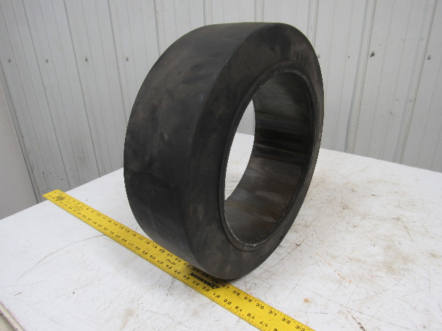 SUPERIOR 18x6x12-1/8 SF Press On Smooth Solid Forklift Tug Tire Lot/1 ...
