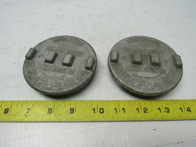 Appleton GR-EFHC Hazardous Location Box Cover ONLY Lot Of 2 | Bullseye ...