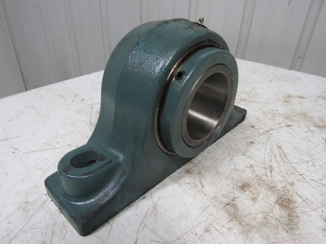 DODGE 023021 P2BE307R Type E 3-7/16" Bore 2 Bolt Base Roller Bearing ...