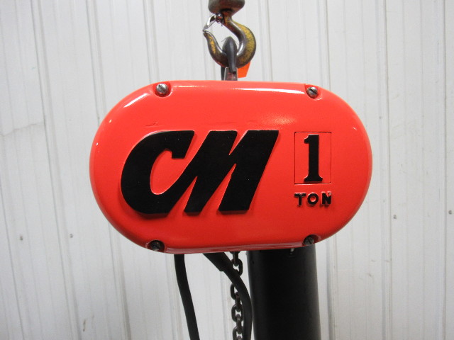 CM LODESTAR L 1 Ton Electric Chain Hoist 20-1/2' Lift 16FPM 208-240 ...