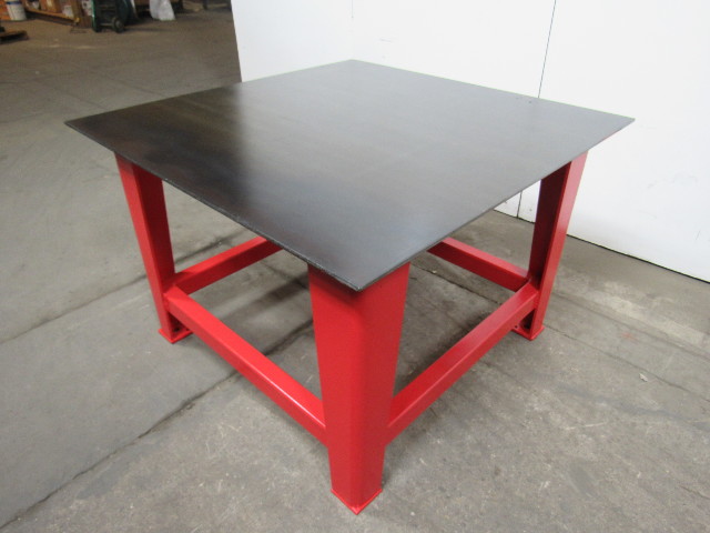 Steel Welding/Work Bench 48-1/2" x 48" x 3/8" Thick | Bullseye ...