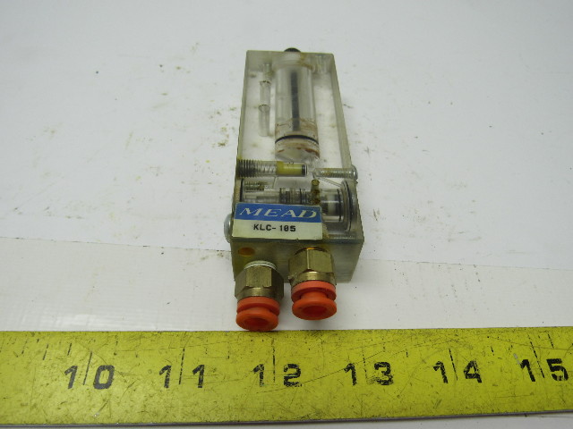 Mead KLC-105 Air Timer Delay Signal 0.75-6 Second Range 1/8" Ports ...