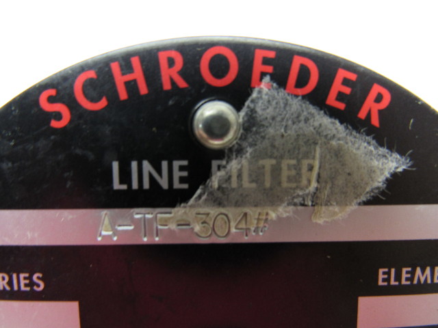 Schroeder Line Filter Cap Canister Lubrication Fitting 5000 PSI ...