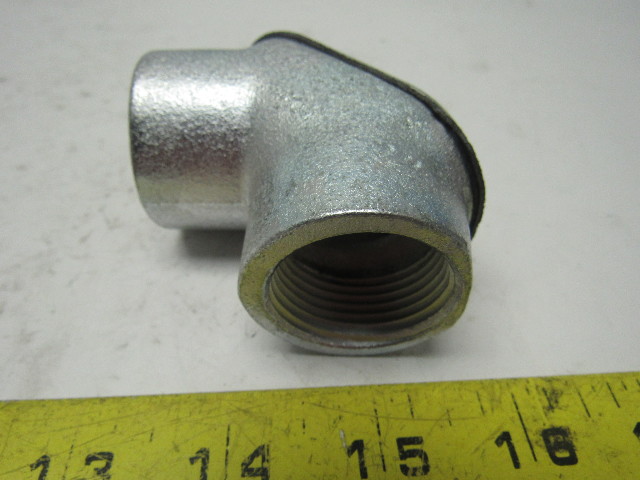 OZ/Gedney FF100 1" Rain Tight 90 Degree Pulling Elbow Galvanized Lot of ...