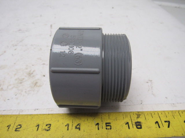 Cantex 5140108 Male 2 Pvc Conduit Terminal Adapter Box Of 26
