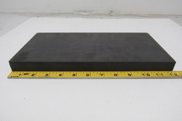 Graphite Plate 12-3/16" X 5-13/16" X 1" Thick | Bullseye Industrial Sales