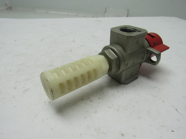 SMC VHS30-N03-RZ Pressure Relief 3 Port Lock Out Valve 3/8" Ports ...