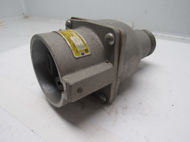 Pyle National 323-HR 3 Pole 100A 600V Receptacle Electric Connector ...