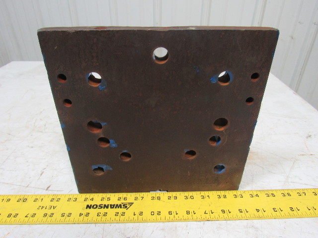 CAST IRON Machinist Angle Set Up Plate 10"W x 9-1/2"x9-1/2"x.940" Thick ...