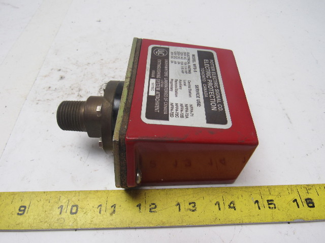 Potter Electric WFS-5 Waterflow Switch Fire Alarm 1/2" NPT Male 175 PSI ...