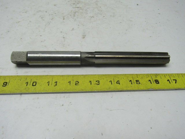 3/4" Straight 6 Flute Hand Reamer 8-3/8" OAL | Bullseye Industrial Sales