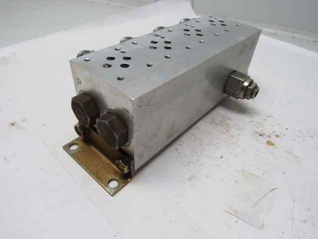 Daman Products AD03P042S/C 0902 4 Station aluminum valve manifold ...