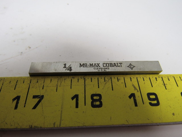 Mo-Max 1/4" x 1/4" x2-1/2" Cobalt Lathe Tool Bit Lot of 3 | Bullseye ...