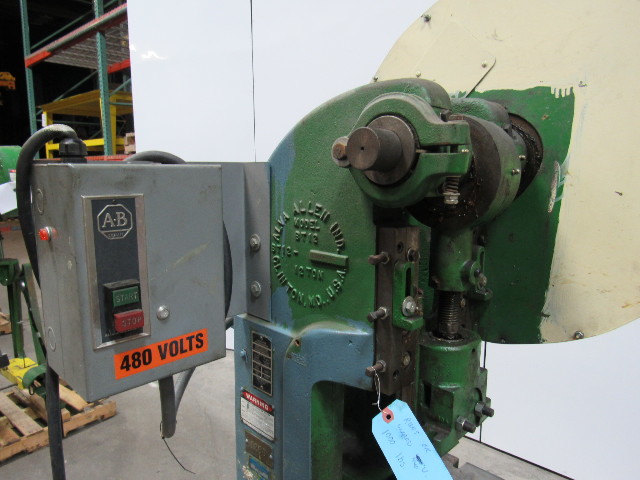 Alva Allen BT-12 Mechanical 12 Ton OBI Punch Press 15" Opening 5 ...