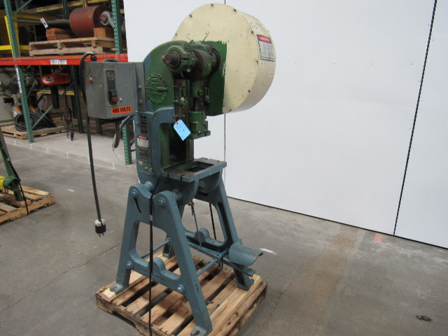 Alva Allen BT-12 Mechanical 12 Ton OBI Punch Press 15" Opening 5 ...