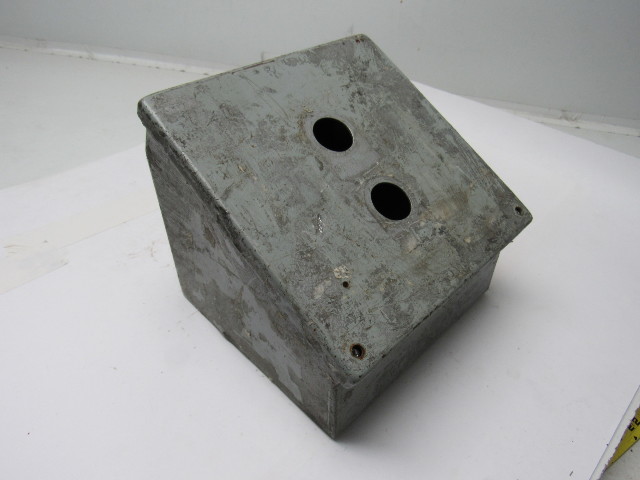 Hoffman C8C8 Slanted Operator Control Enclosure 2 Pushbutton Knockouts ...