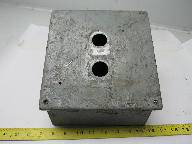 Hoffman C8C8 Slanted Operator Control Enclosure 2 Pushbutton Knockouts ...