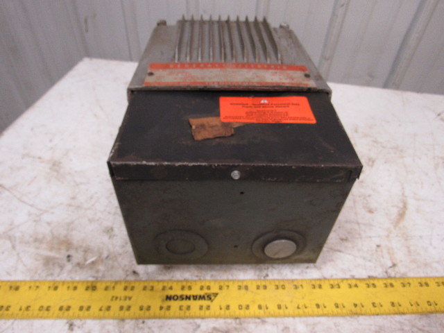GE General Electric 9T21B1004 G2 5 KVA Transformer Pri 240/480 Sec 120/ ...