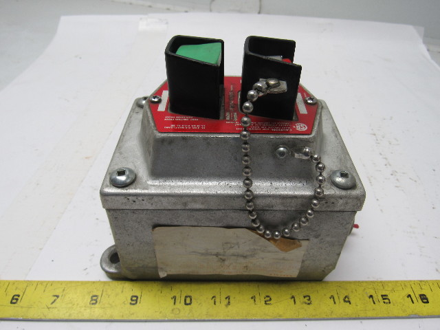 CROUSE HINDS DSD 922S153 Start Stop Switch Hazardous Location Gang Box ...