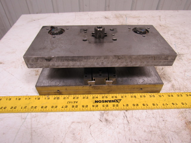 Punch Press Die Set/Shoe Rectangular 2 Back Post 13"W x 6-1/4"FB 4 ...