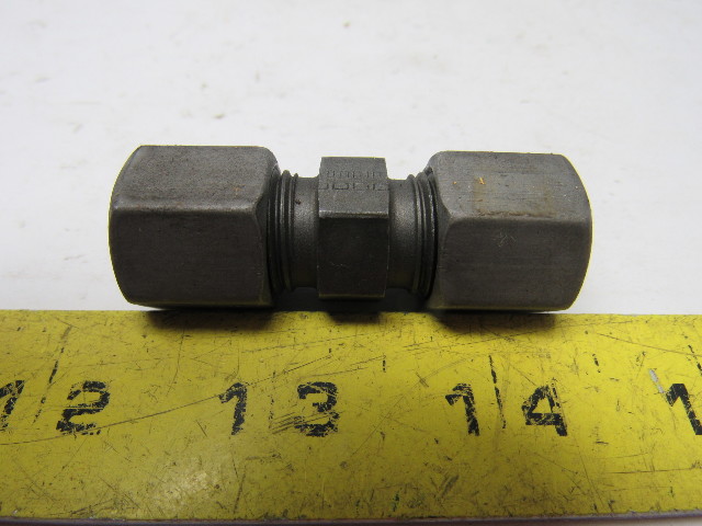 8mm Compression Union Straight Connector Lot Of 5 Steel | Bullseye ...