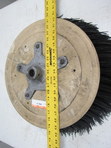 TENNANT 21-1803? 6550 SWEEPER Rotary Brush 25"Dia. W/ 18" Dia. Mount ...