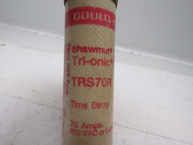 Gould Shawmut TRS70R Time Delay Fuse 70 Amp 600V Class RK5 Lot of 8 ...