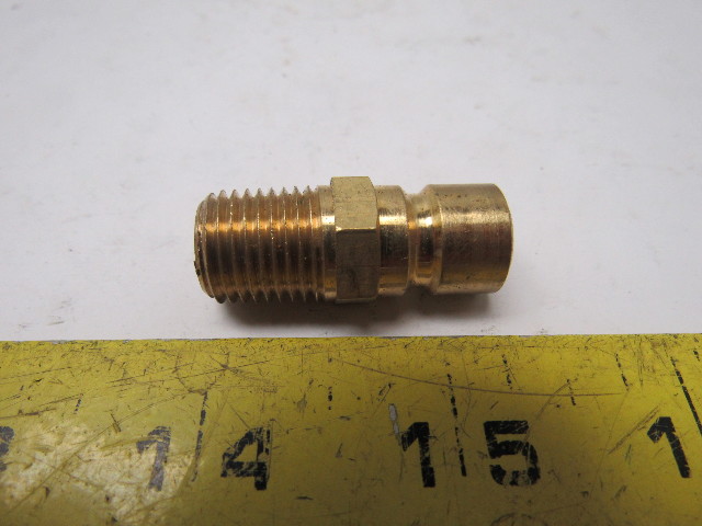 251 Brass 1/4" NPT Plastic Injection Mold Connector Plug Lot of 31 ...