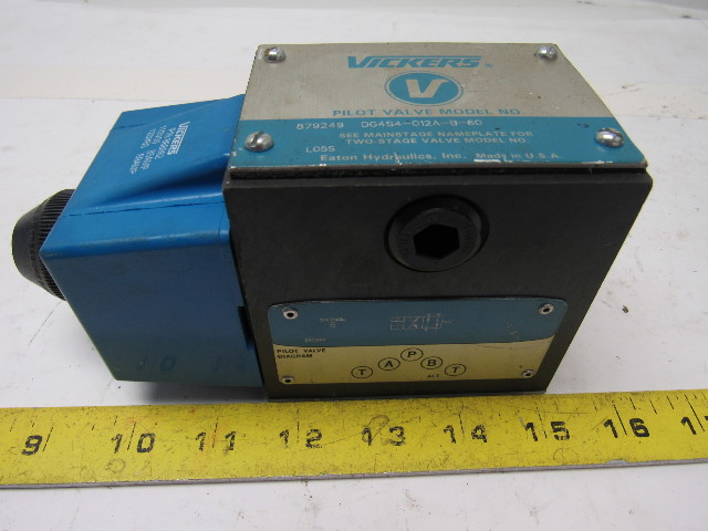 Vickers DG4S4-012A-B-60 Pilot Valve 110/120V Volt Coil | Bullseye ...