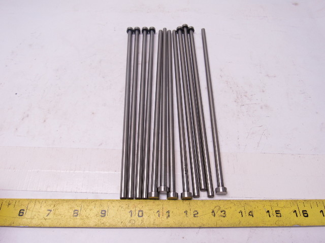 DME EX17M10OS Plastic Injection Mold Ejector Pin 1/4" 0.255" X 10" Lot ...