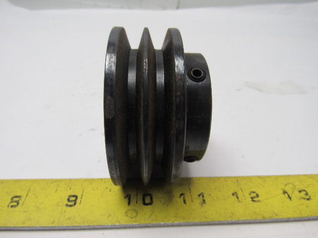 Martin 2 3V 280 2 V-belt Pulley 0.750" Keyed Bore 2.750" OD Steel ...