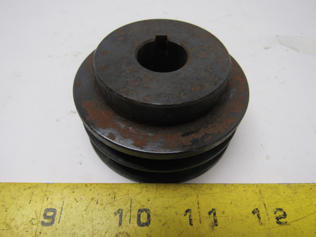 Martin 2 3V 280 2 V-belt Pulley 0.750" Keyed Bore 2.750" OD Steel ...