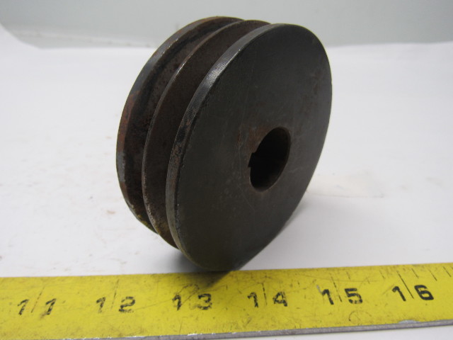 Martin 2 3V 385 2 V-Belt Pulley 7/8" Keyed Bore 3.350" OD Steel ...
